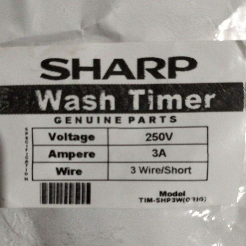 SHARP Wash Timer Original | Shopee Philippines