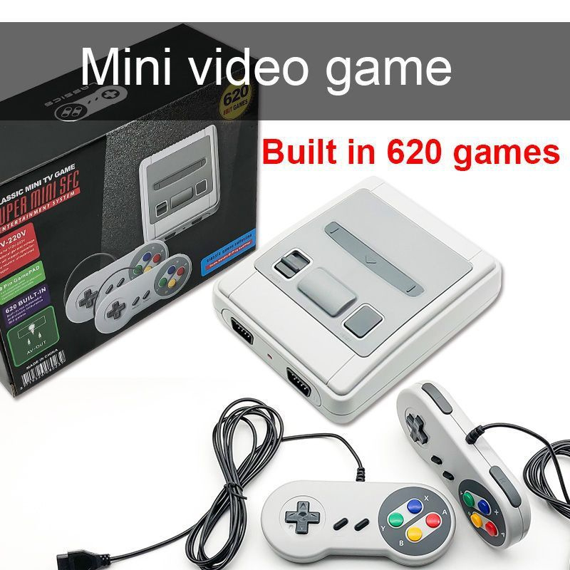 Classic Game Gameconsole With 2 Controllers Portable Game Controller ...