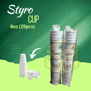 Styro Cup 8oz (25pcs) | Shopee Philippines