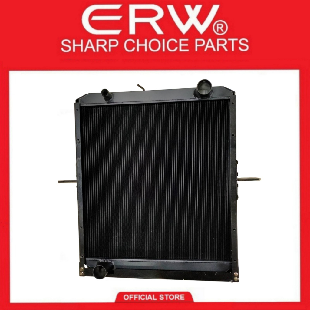 RADIATOR FOR ISUZU TRUCK BUS 98-05 / 10PC1 MT 700X678X76MM 5 ROWS METAL ...