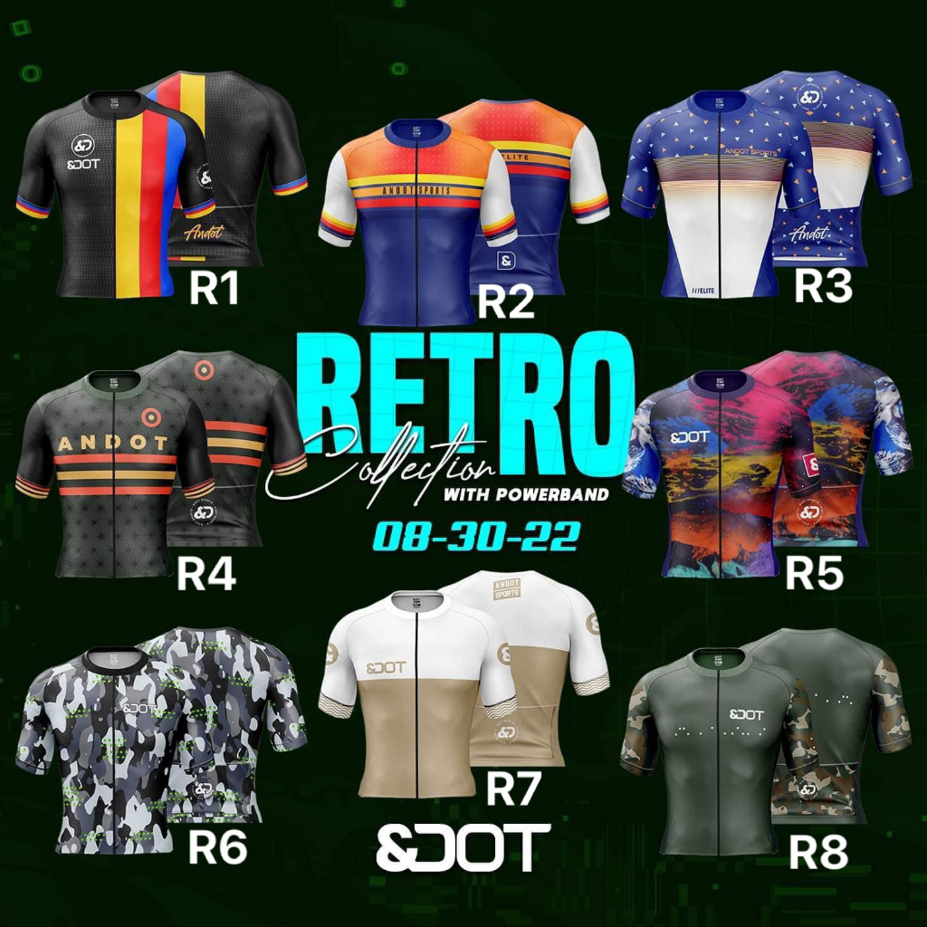 BUY1TAKE1 ANDOT CYLING JERSEY W/ POWERBAND COLLECTION | Shopee Philippines