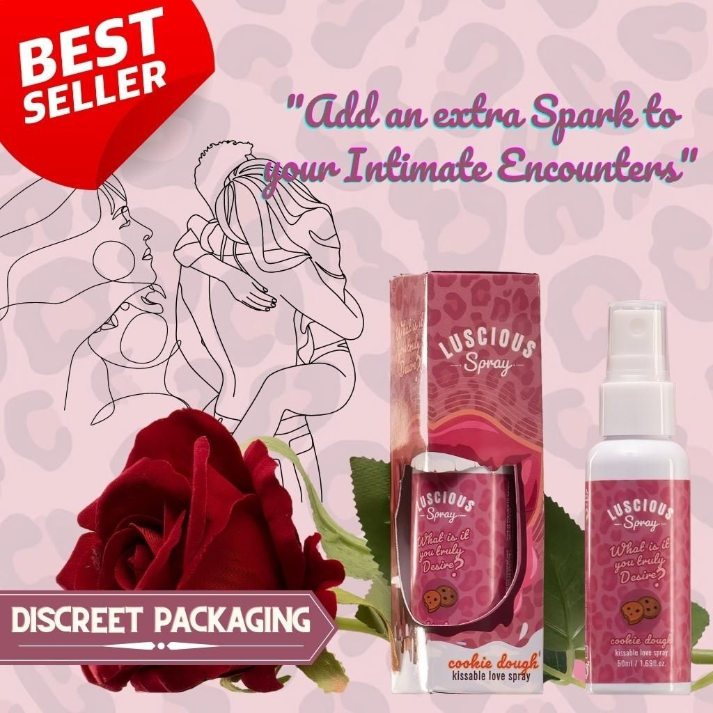 Luscious Spray - Intimacy Spray Flavored Feminine Spray - Cookie Dough Flavor Pampasarap ng ...