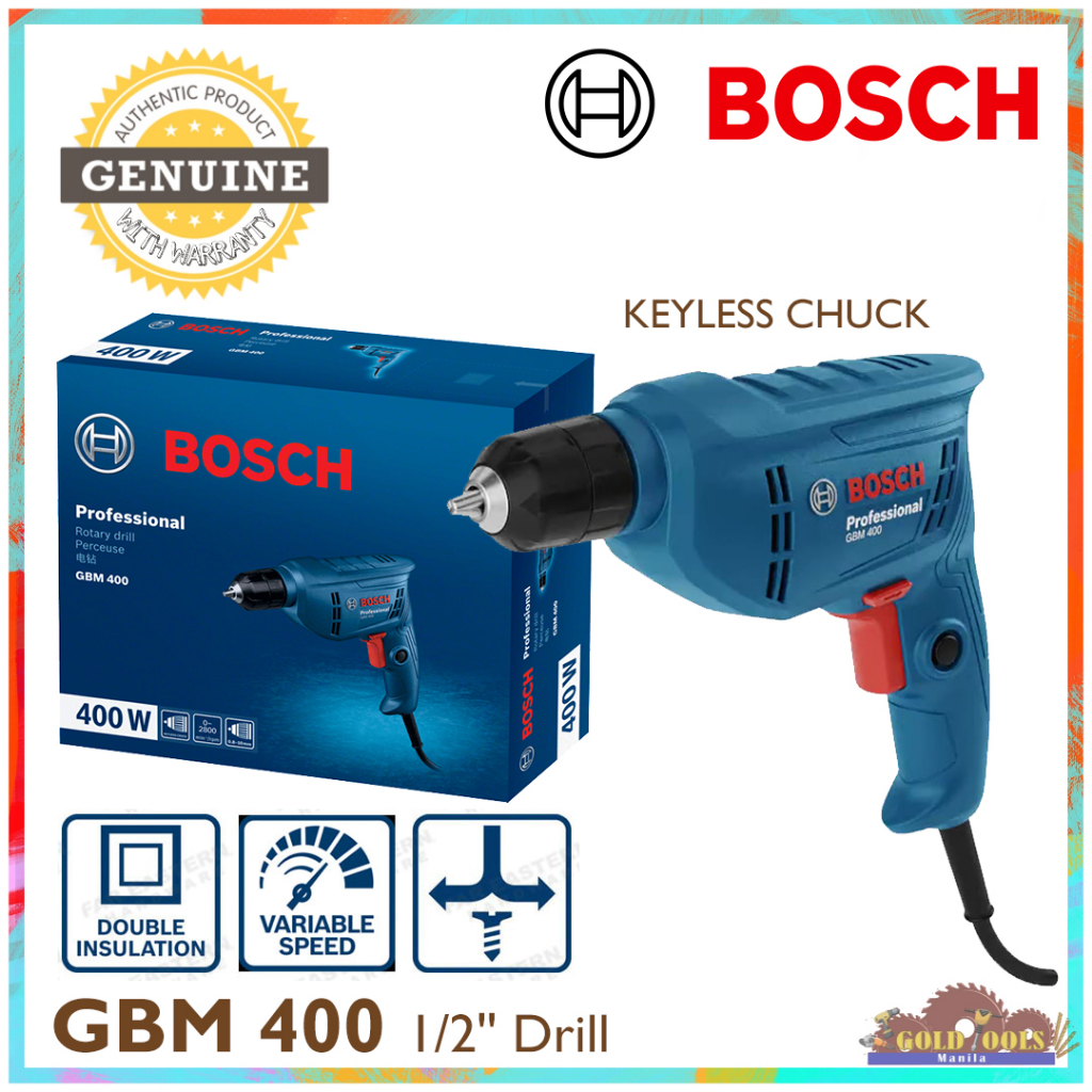 BOSCH GBM 400 PROFESSIONAL DRILL | Shopee Philippines