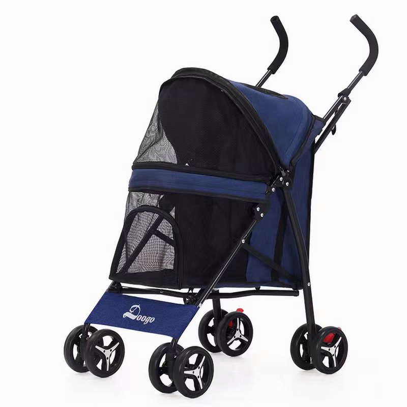 Doogo Pet Stroller Separable Dog Four-Wheeled Outing Detachable Handbag ...
