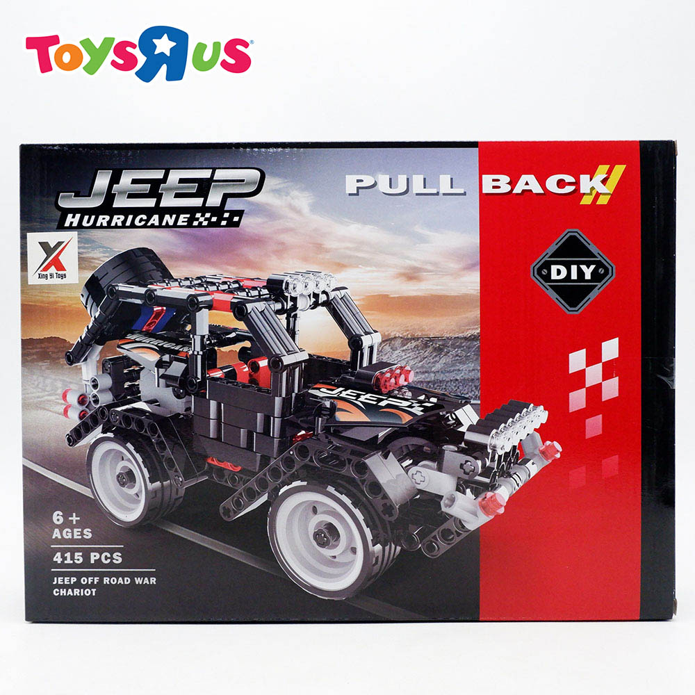 Xy Building Blocks Pull Back Racing Car M016 Jeep Off Road War Chariot ...