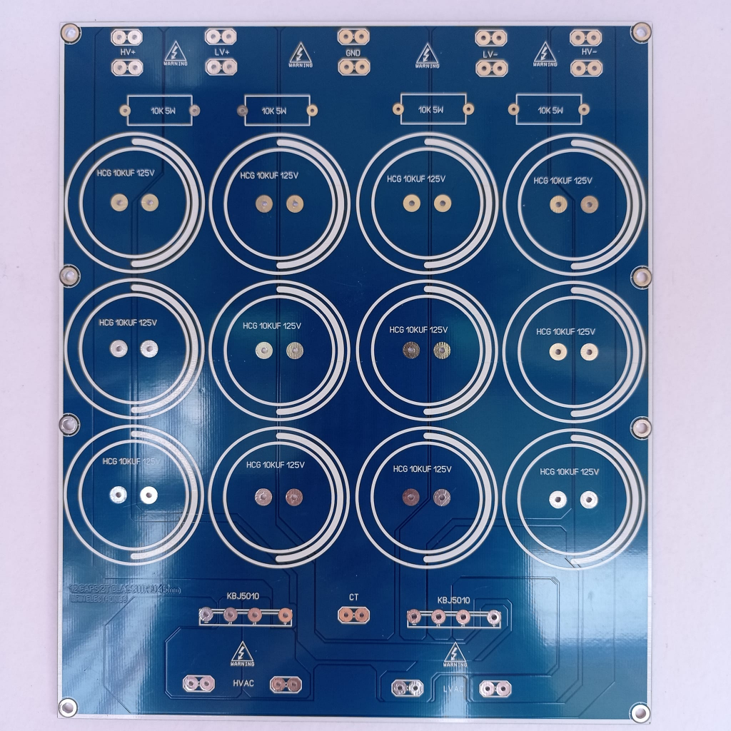 PSU 2 TIER CLASS H AMPLIFIER PCB FOR HCG 125V CAPS 45mm | Shopee ...