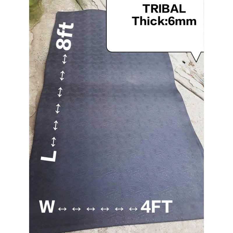 RUBBER MATTING water resistant 5mm,6mm (4x8ft) | Shopee Philippines