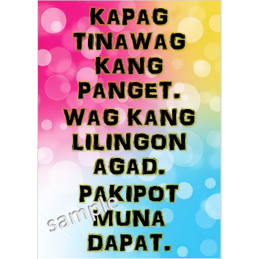 Laminated Signages Jokes Signages Pickup lines Funny Quotes Hugot lines ...