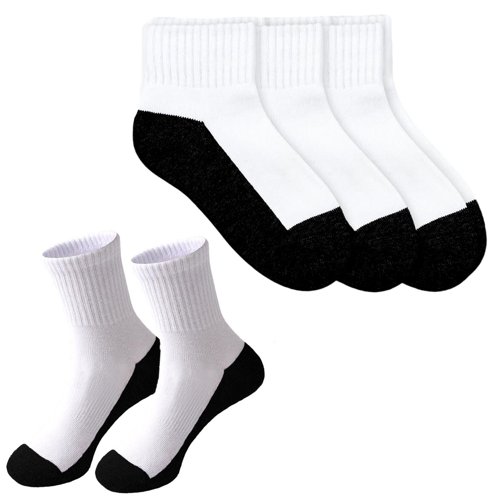 NIKKY NEW COD! Kids Socks • Basic School White Socks H5-7 1Pairs and ...