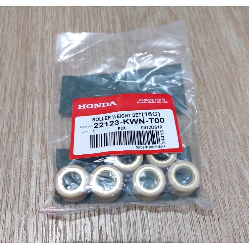 FLY BALL / ROLLER WEIGHT PCX150 , PCX160 , ADV (16grams) | Shopee ...
