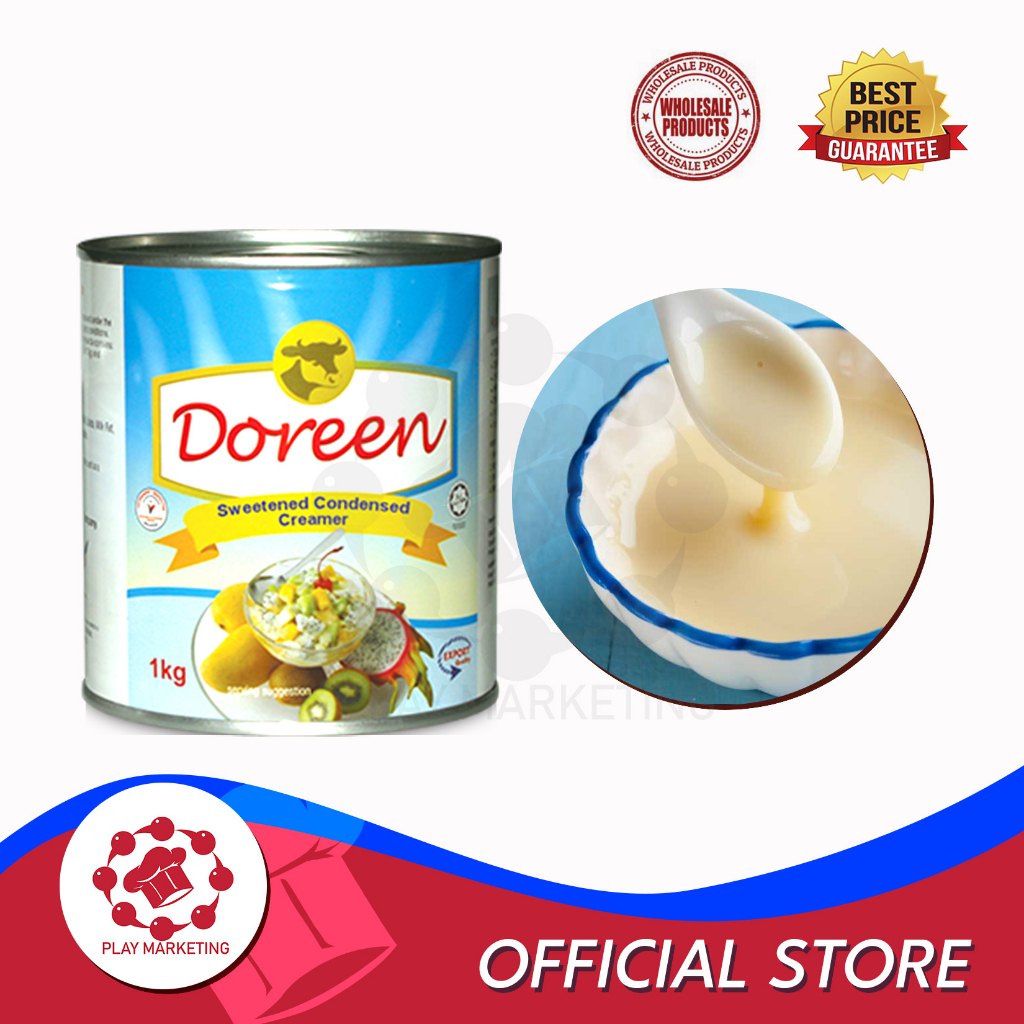 DOREEN CONDENSED Condensada Milk (Gatas Malapot) 390g, 1kg | Shopee ...