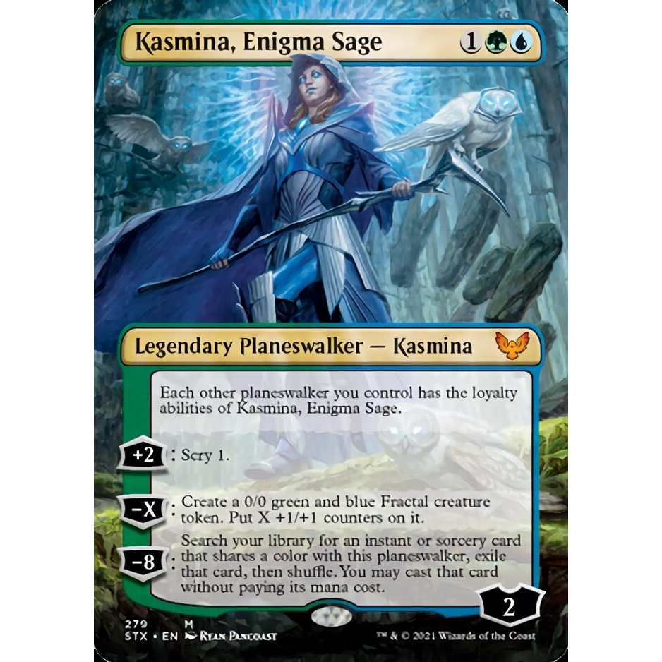 Kasmina, Enigma Sage (Borderless) - Strixhaven: School of Mages (STX ...
