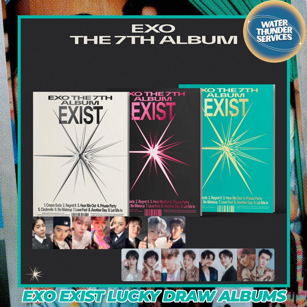 EXO - The 7th Album [EXIST] (Photo Book Ver.) with Offline Lucky Draw POB [Sealed & Preorder ...