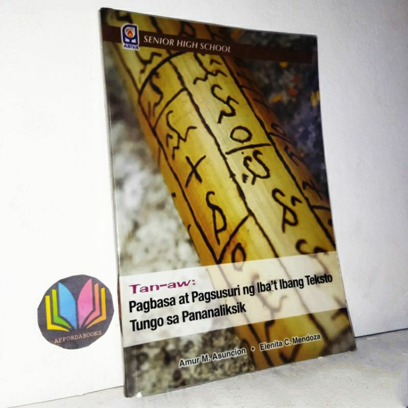 Pagbasa at Pagsuri ng Iba't Ibang Teksto Tungo sa Pananaliksik | Shopee ...