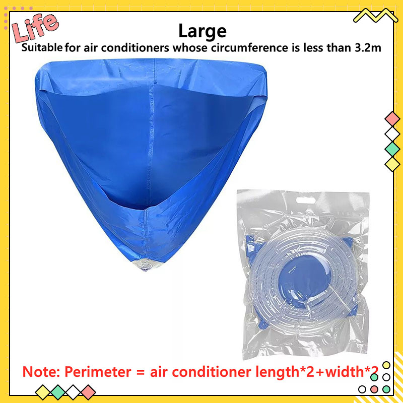 Air Conditioner Cover Washing Wall Mounted Cleaning Dust Washing Cover ...