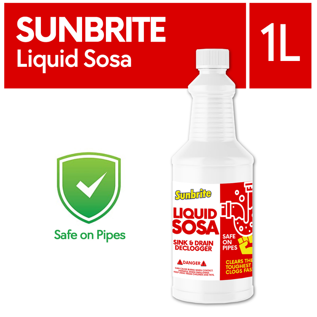 BioGent | Liquid Sosa / Sink and Drain Declogger 1L | Sunbrite | Shopee ...