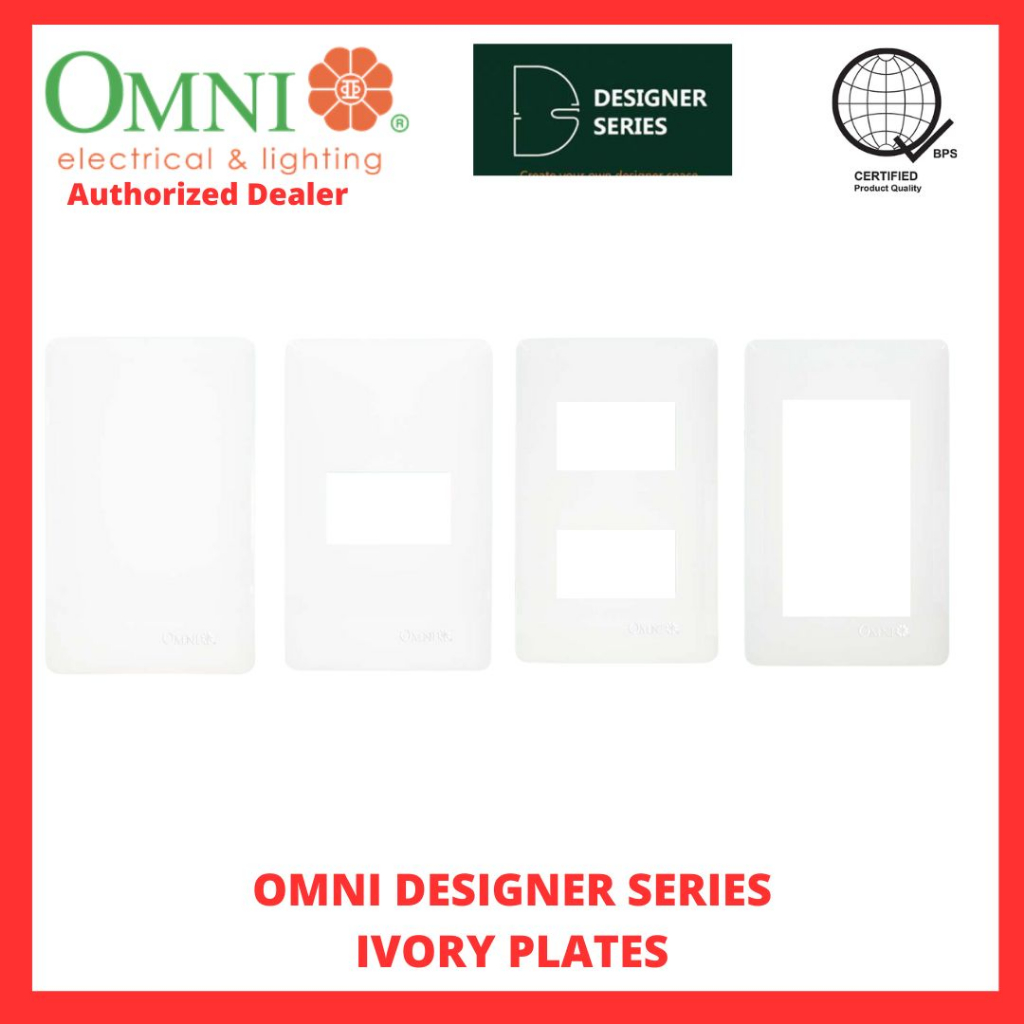 Omni Designer Series IVORY Plates Switches and Outlets | Shopee Philippines