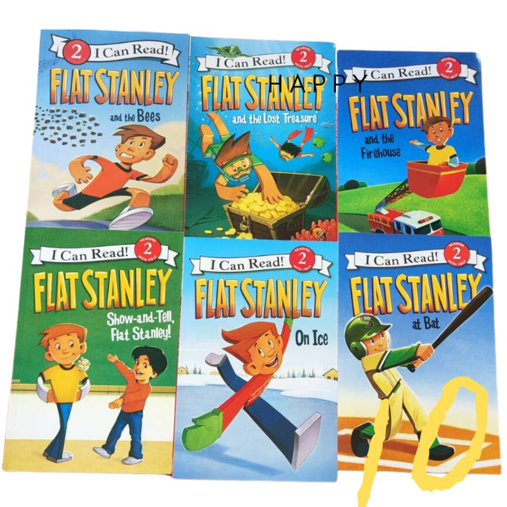 I Can Read FLAT STANLEY (10 books) Level 2 | Shopee Philippines