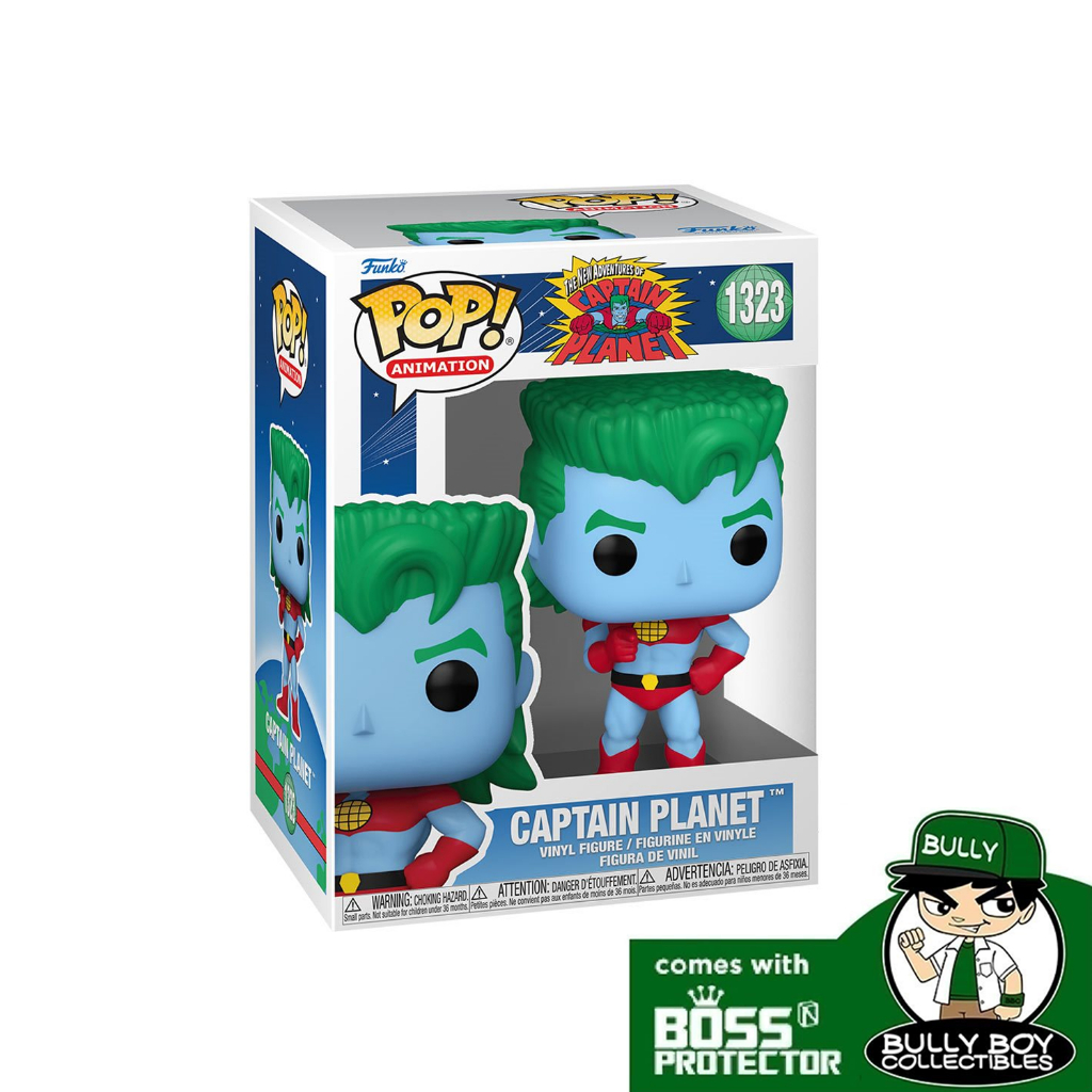 Funko POP! Animation: Captain Planet - Captain Planet 1323 With Boss ...