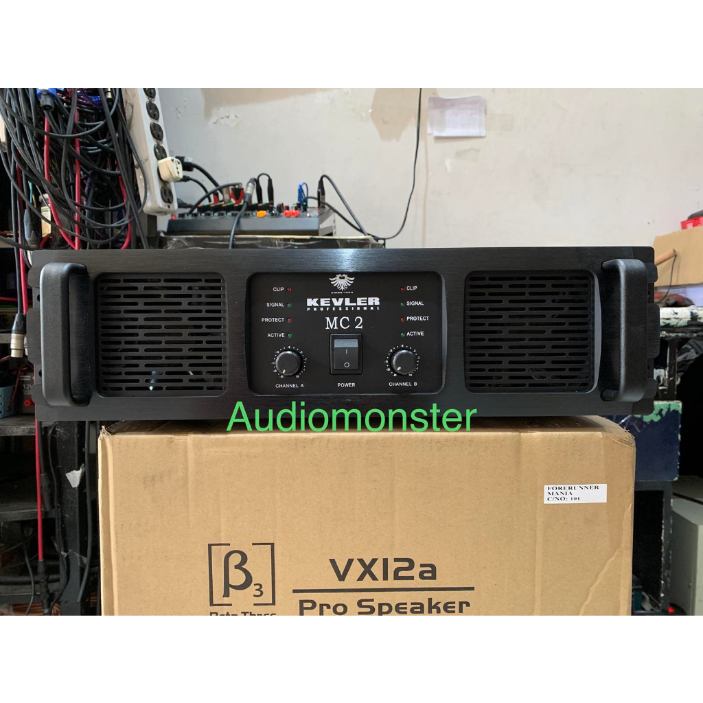 Original Kevler MC2 1500W x 2 Professional Power Amplifier | Shopee Philippines