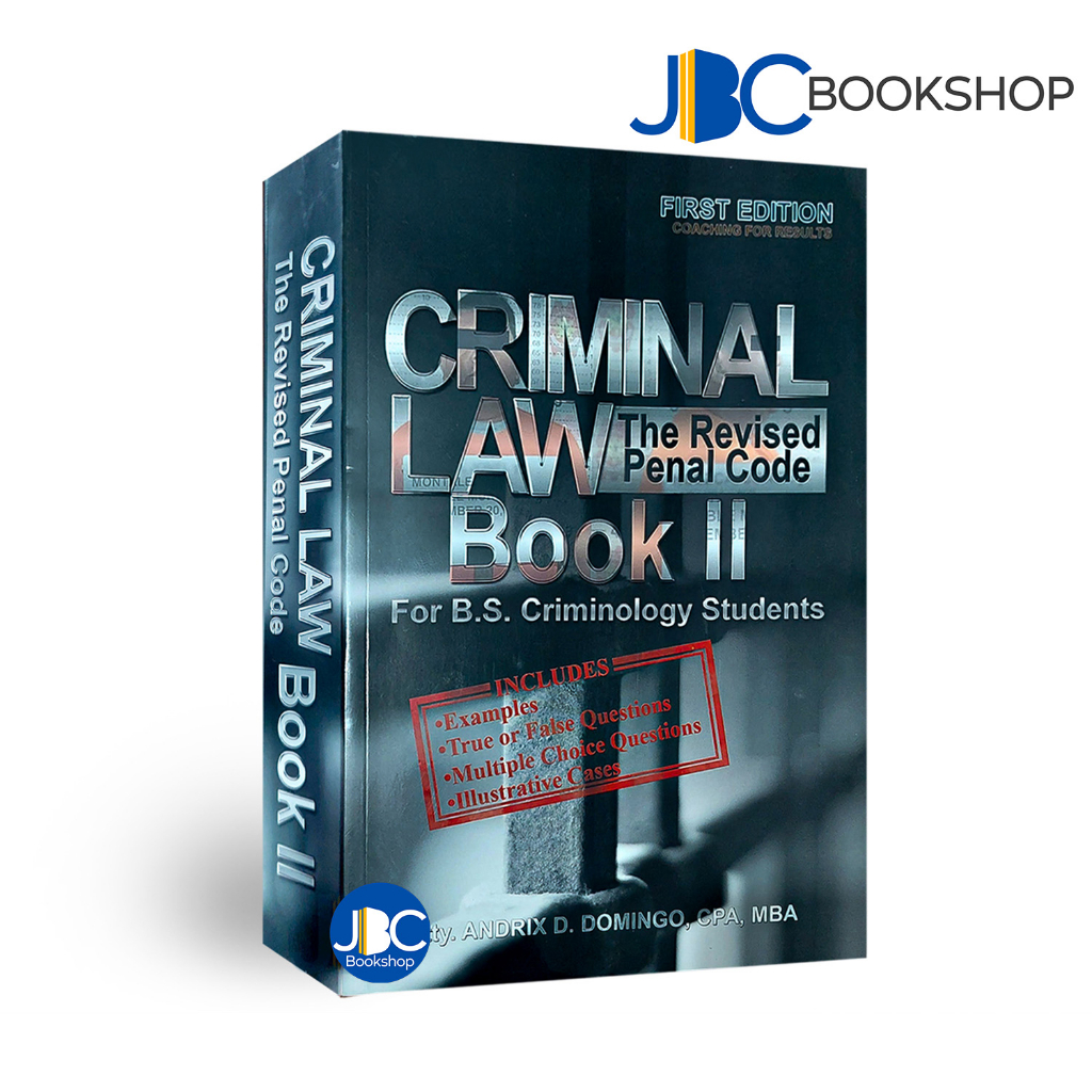 Criminal Law The Revised Penal Code Book 2 First Edition By Atty