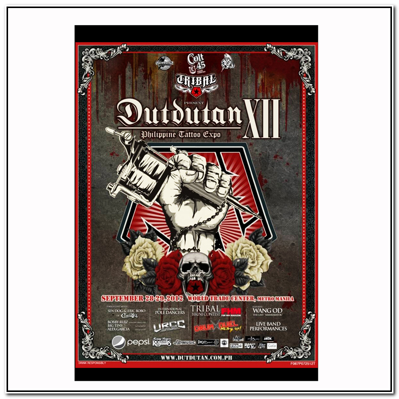 Dutdutan XII 12 Poster Posters Tattoo Event Home Wall Decor Decoration ...