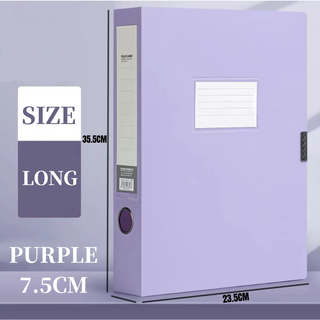 A4/Long File Box Folder Organizer Document Box for Document Organizer 3 ...