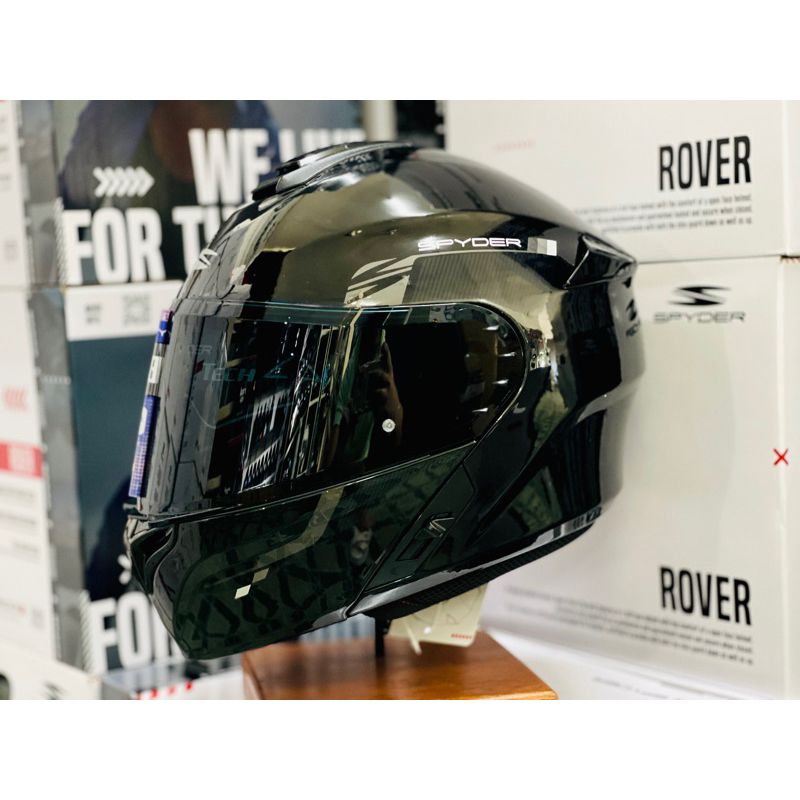 SPYDER ROVER S0 V2 Modular Dual Visor Helmet with Free Clear Visor ...