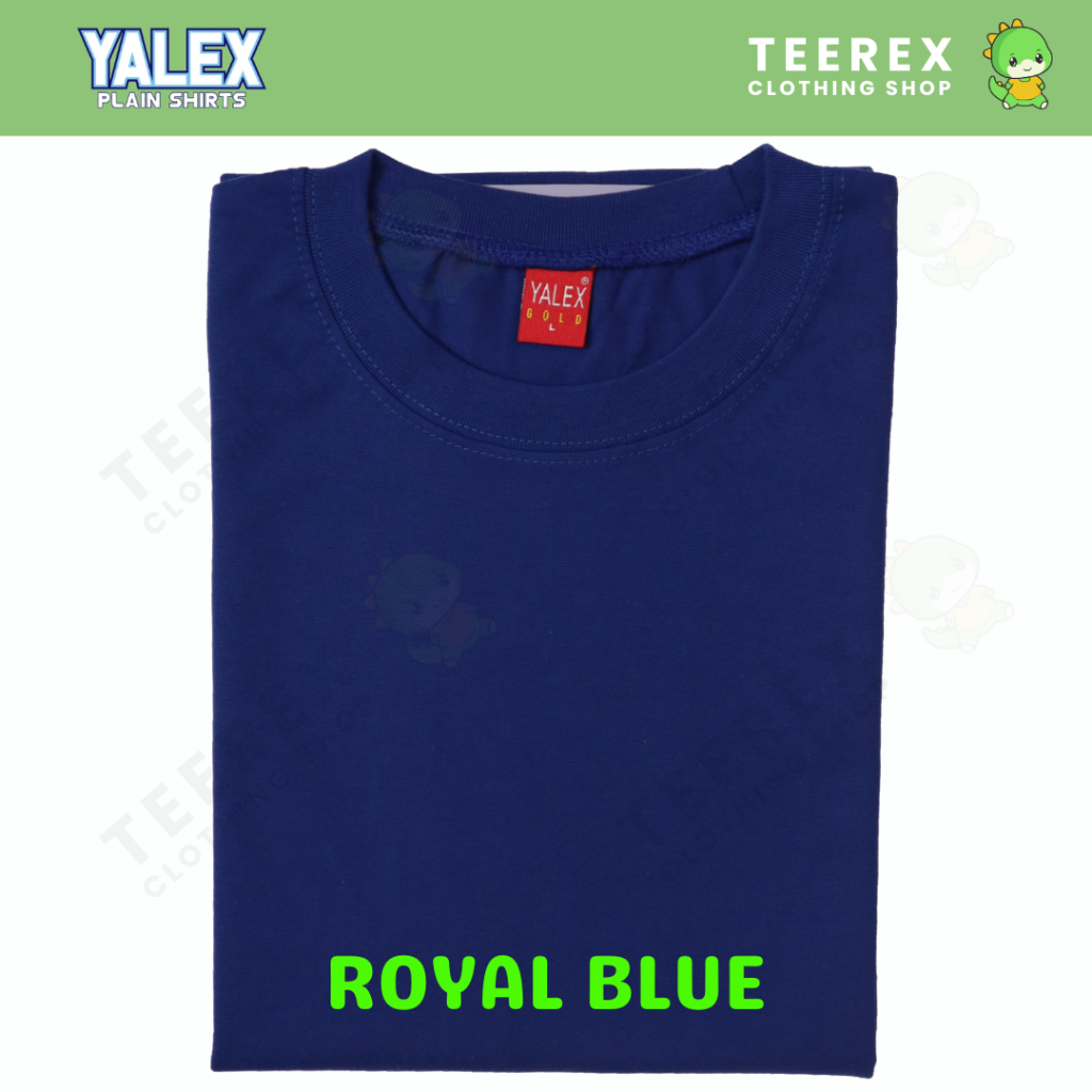 YALEX PLAIN SHIRT (RED LABEL) SHADES OF BLUE (ROAYL BLUE NAVY BLUE ...