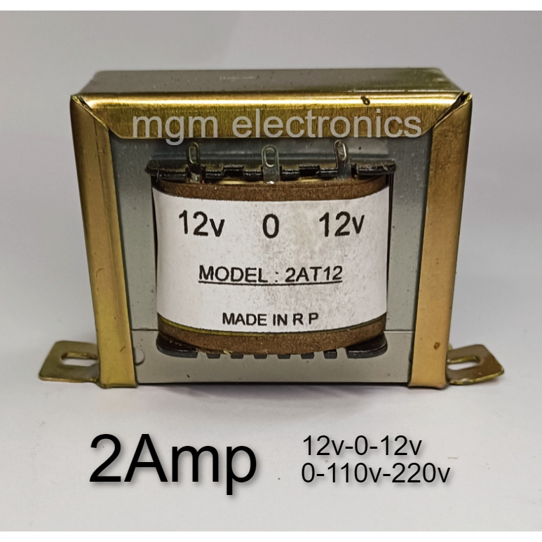 TRANSFORMER 2Amp 24V x 2 center tap Secondary Voltage, Primary Voltage ...