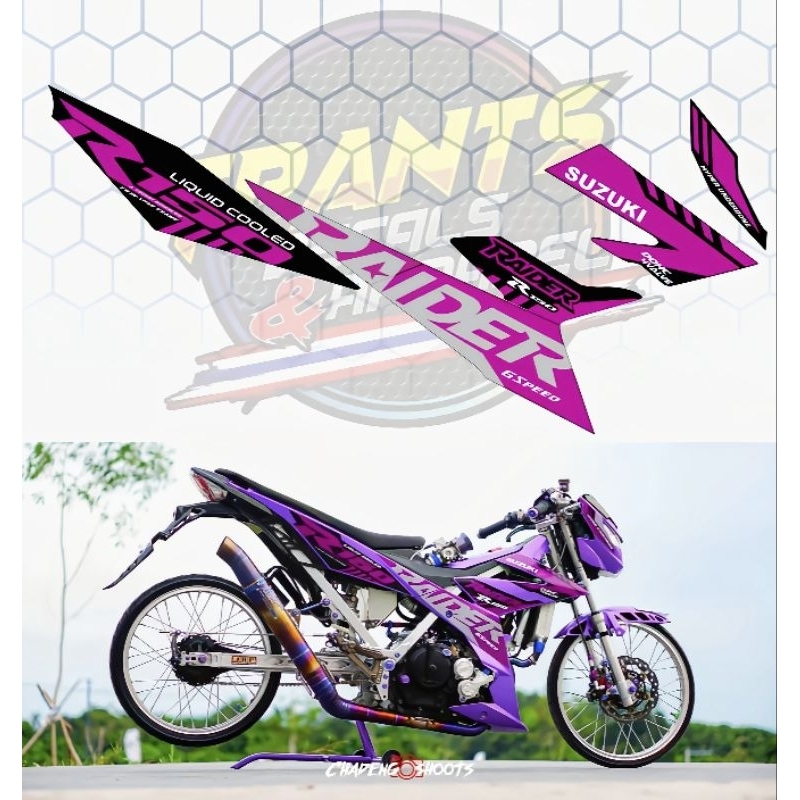 RAIDER 150 FI STOCK 2020 MODEL STICKER DECALS | Shopee Philippines