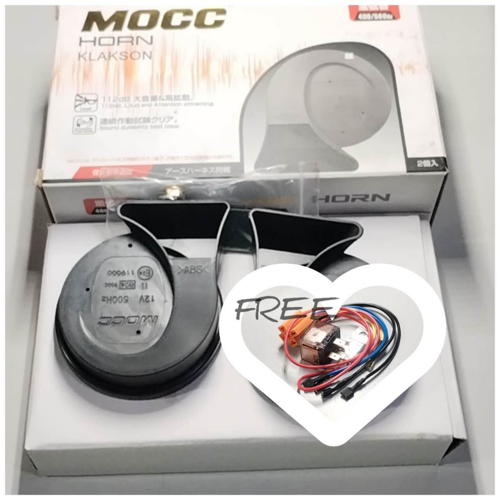 [JMC] MOCC KLAKSON HORN WITH FREE RELAY | Shopee Philippines