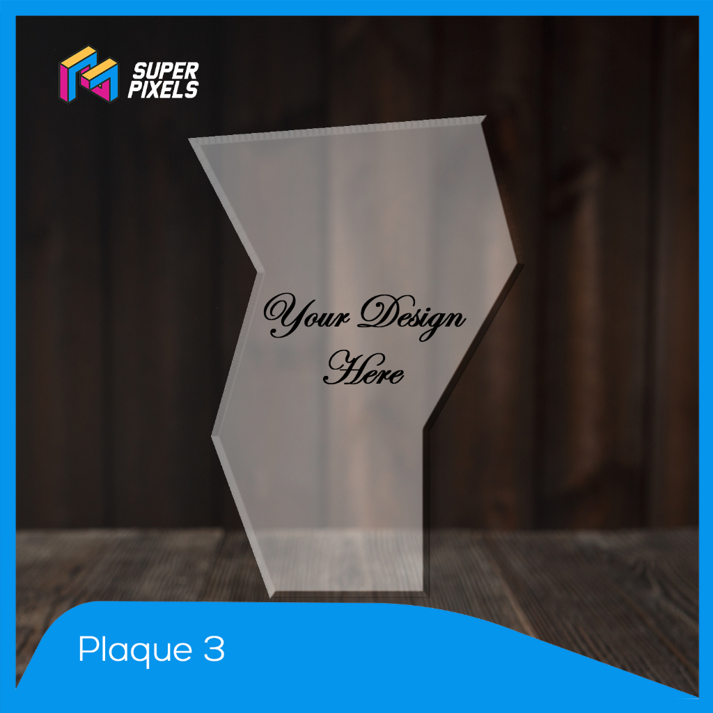Plaque Awards Blank Customized Laser Cut Acrylic 3mm Perfect For ...