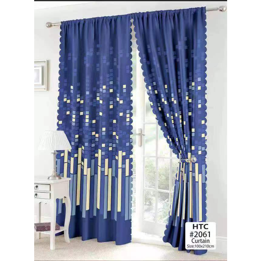 2170 Curtain New Gold Beige Brown Curtain Design Kurtina 100x210cm Home ...