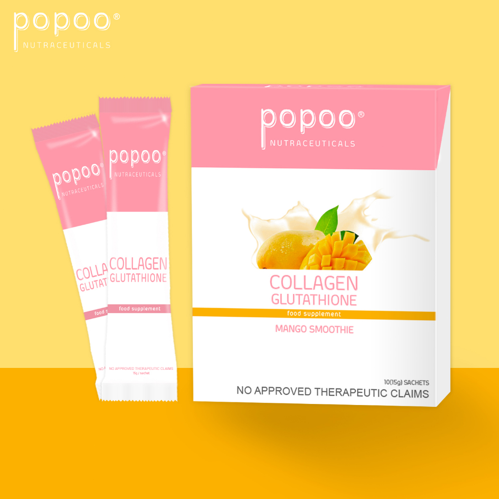 Popoo Beauty Milk Glutathione for Healthy Skin Nails Joints Collagen ...