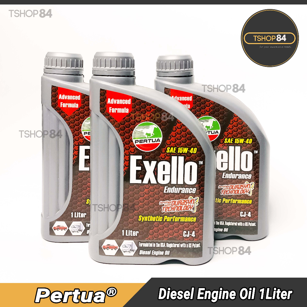Pertua EXELLO Diesel Engine Oil SAE 15W-40 1Liter | Shopee Philippines