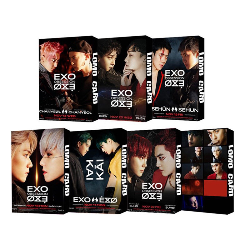 KPOP EXO Lomo cards - 30 pcs / set | Shopee Philippines