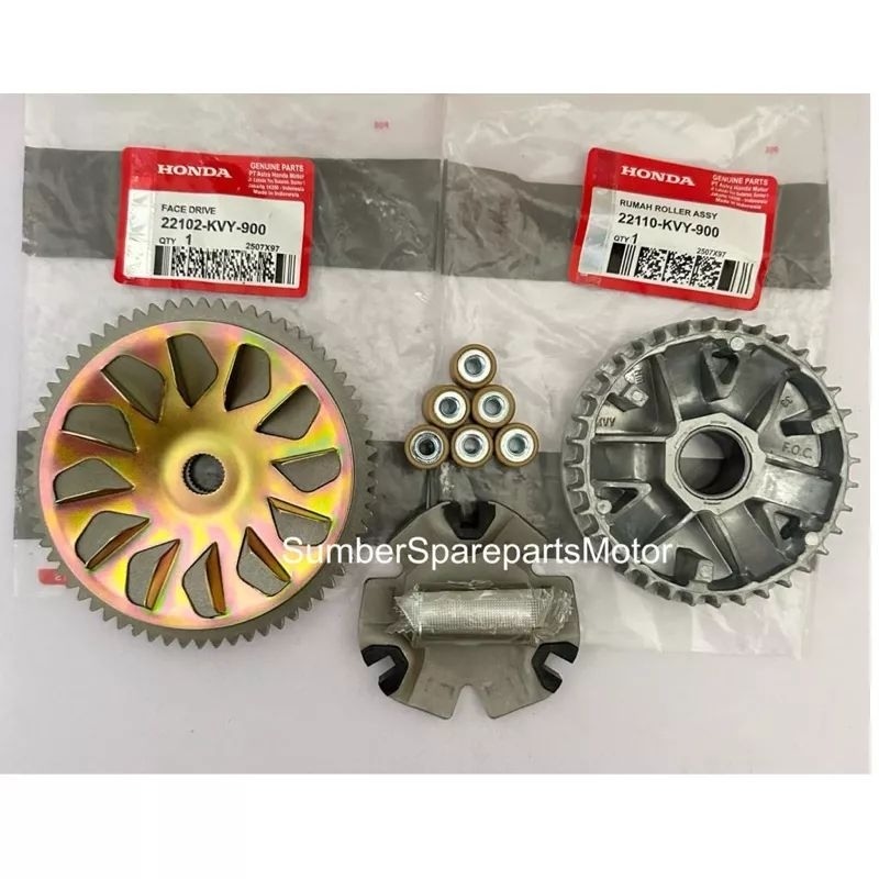 PULLEY SET WITH DRIVEFACE FOR HONDA BEAT CARB. | Shopee Philippines