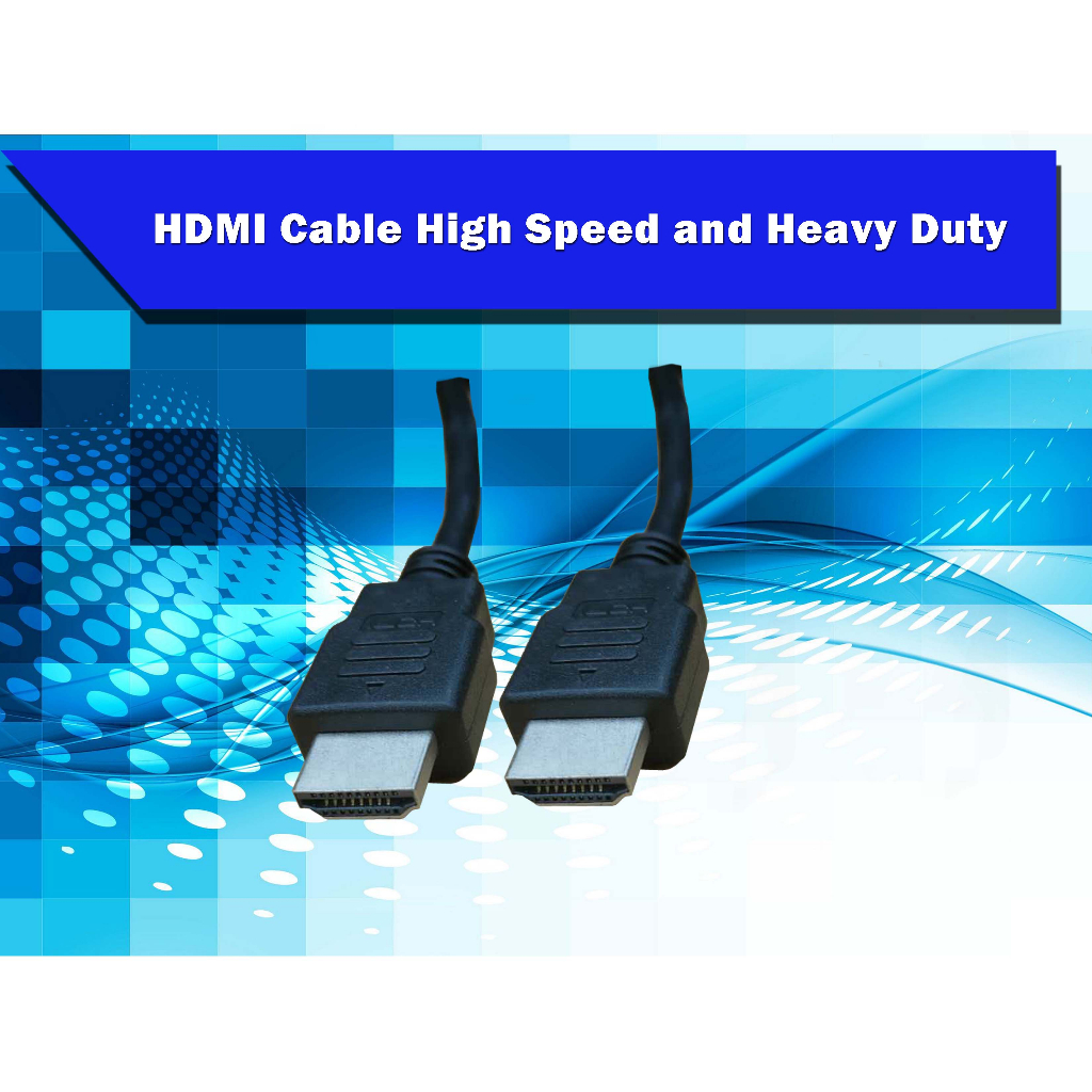HDMI Cable 2.0 High Speed Universal Heavy Duty (HDMI male to HDMI male ...