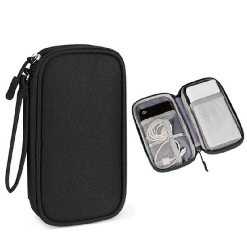 Portable charging treasure bag mobile phone USB cable hard disk ...