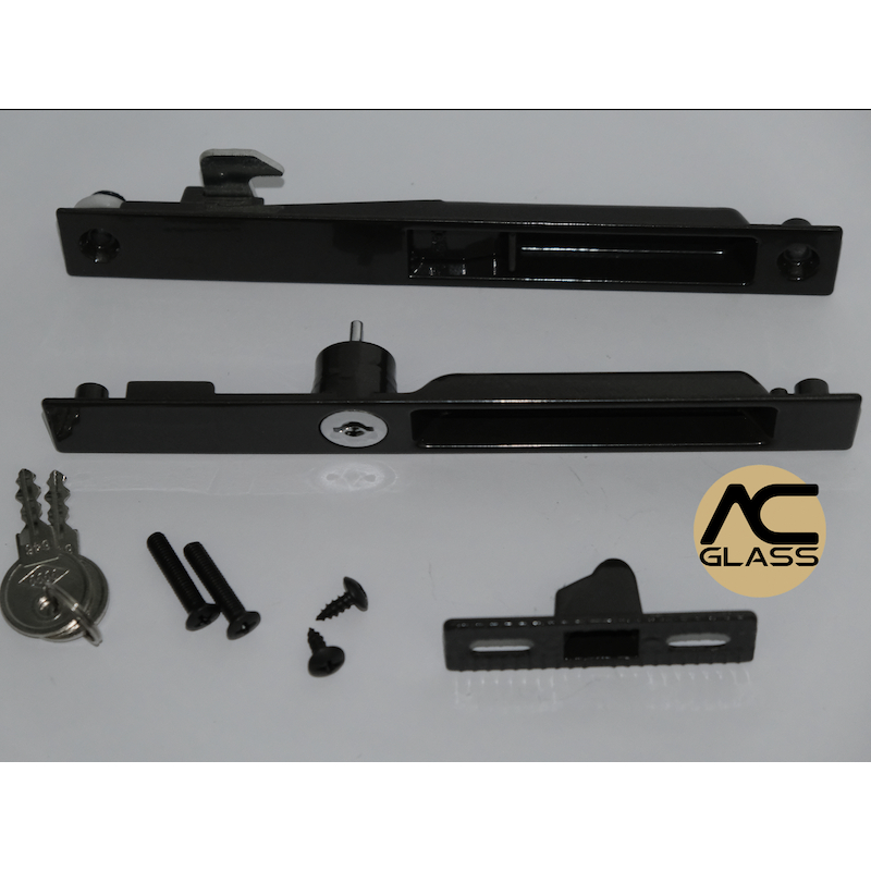 AC GLASS: FLUSH LOCK 12-13 (with keys) Matex for Traditional Doors and ...