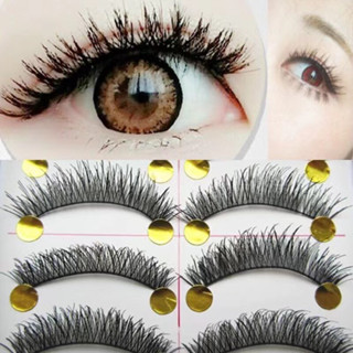 10 Pairs Natural Taiwan Lashes Fake Eyelashes (high quality) | Shopee ...