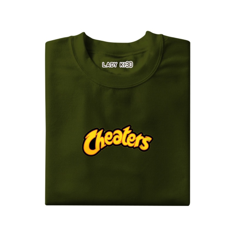 cheaters T-shirt for men and women high quality cotton fabric | Shopee ...