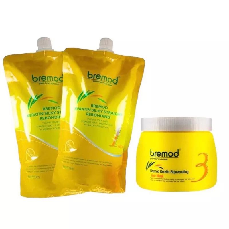 Bremod Silky hair rebonding set 1,2,3 | Shopee Philippines
