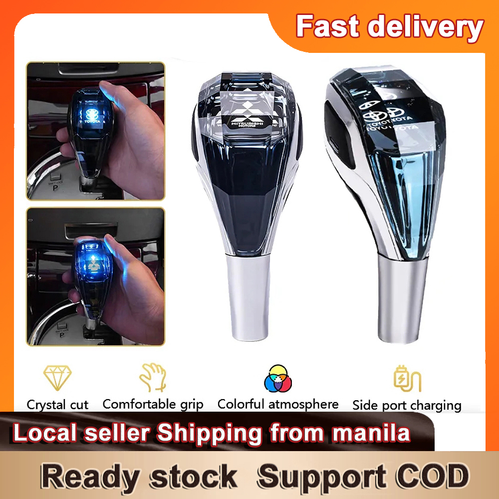 Car Gear Shift Knob Handle Crystal Universal High-end Gear Shift Knob ...
