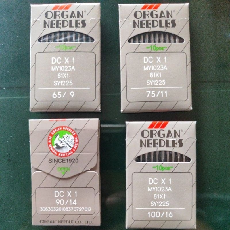 Organ Taiwan DC x 1 edger overlock 4 threads 5 threads needles | Shopee ...