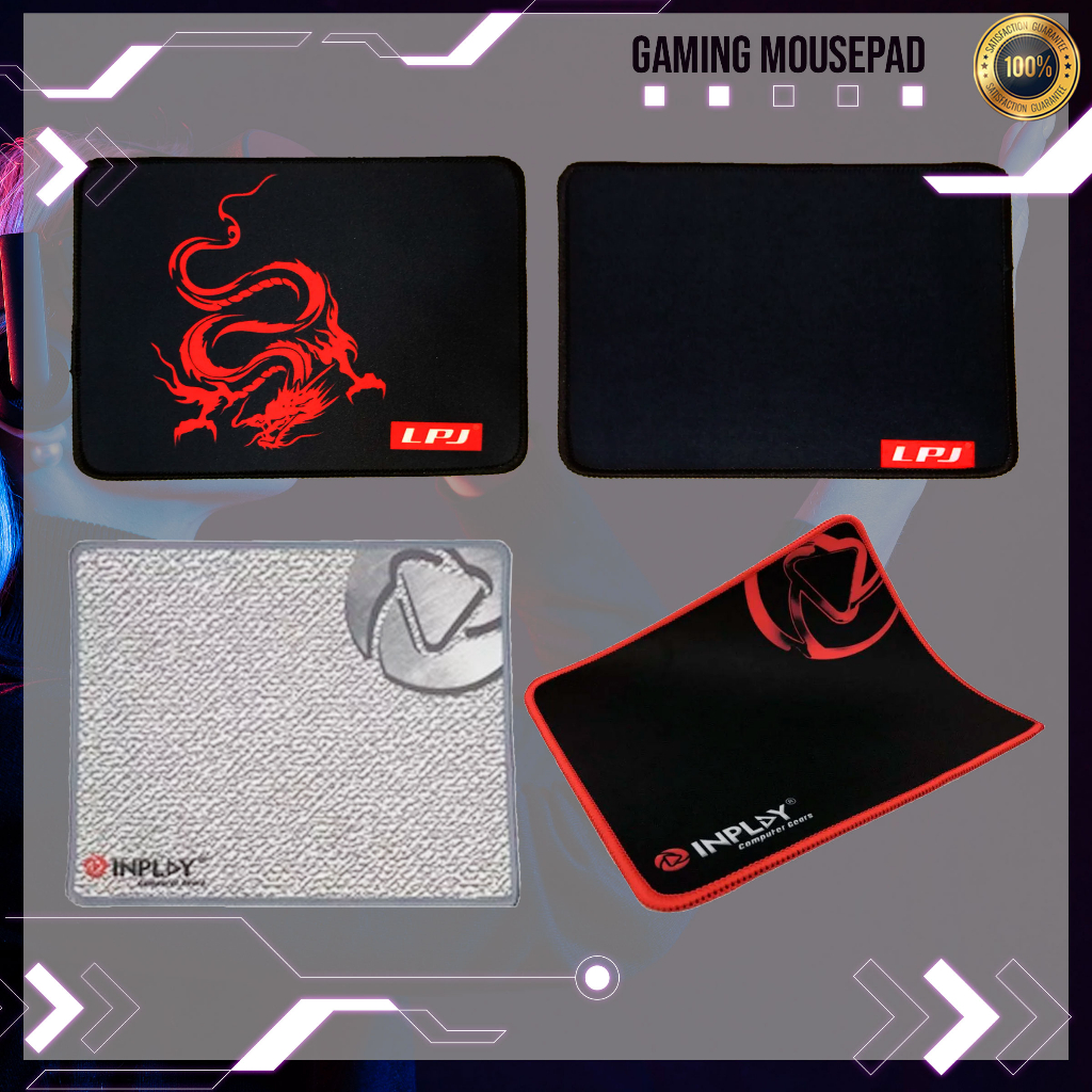 mouse pad original gaming mouse pad with 2mm thick stitched edges Black ...