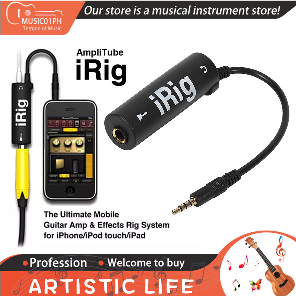 Music iRig Guitar Interface Converter Replacement Guitar for IOS iPhone ...