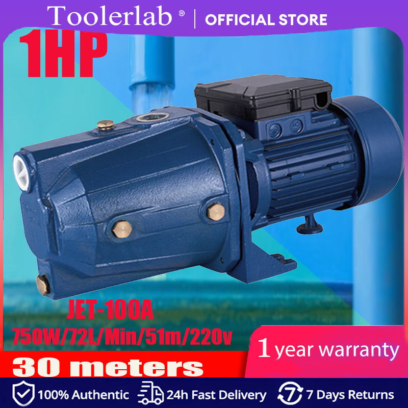 1HP Electric Jet Pump Water Pump Self Priming Jetmatic Heavy Duty Jet ...