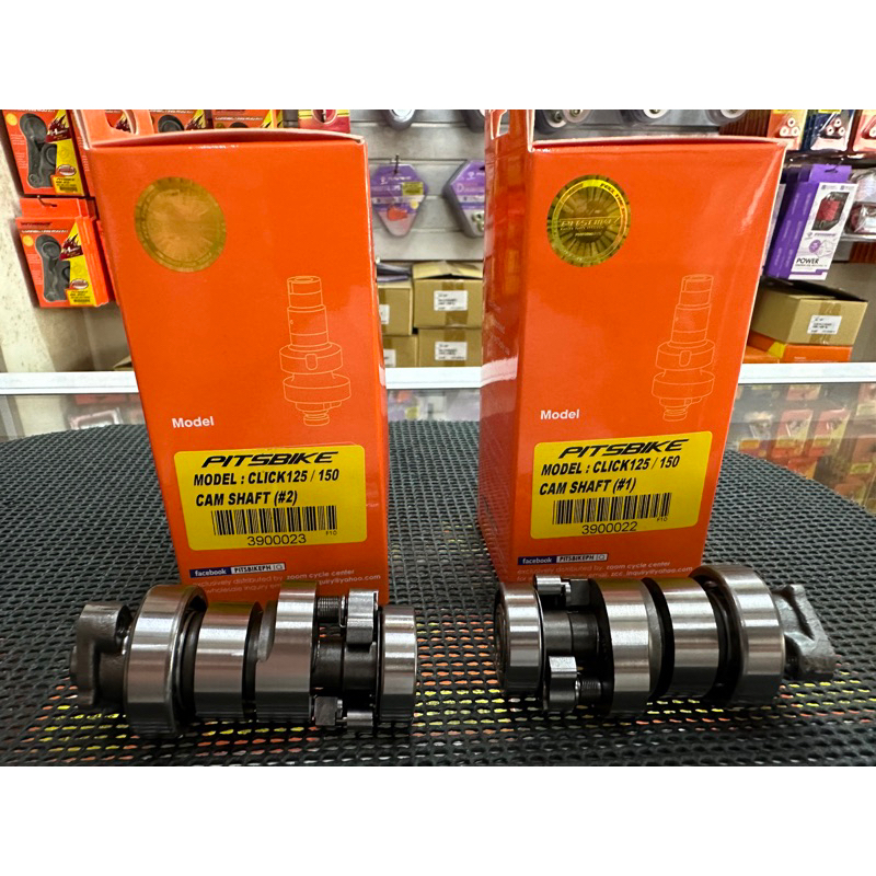 CLICK 125/150 | Pitsbike Camshaft / Cams | (4.6mm & 5.4mm lift) w ...